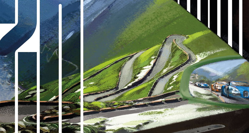 Bugatti’s design director creates artwork for SOC x Classic Driver ...